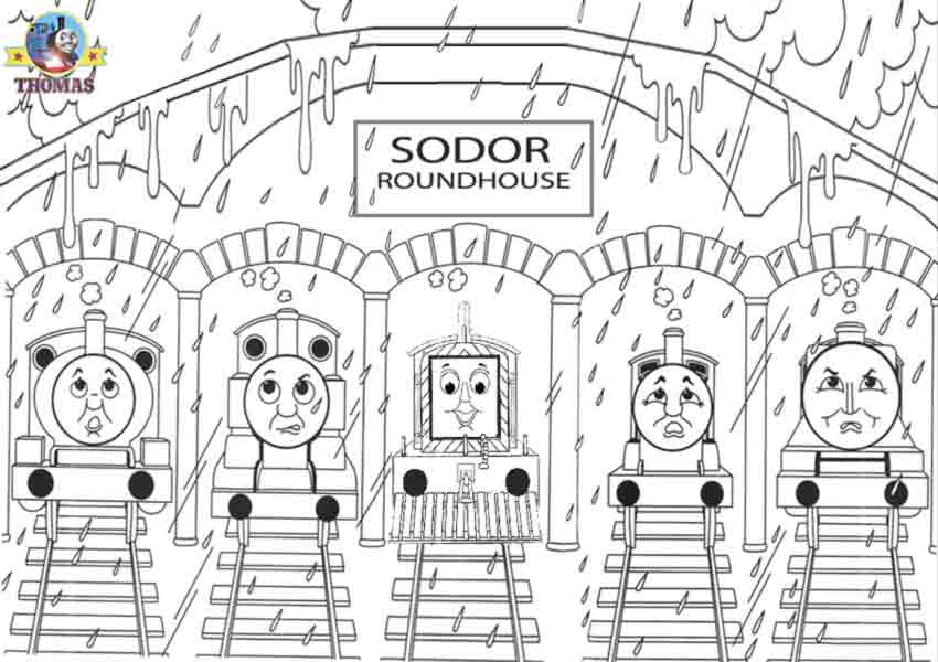 Thomas And Friends Coloring Pages Rebecca - Free Printable Templates